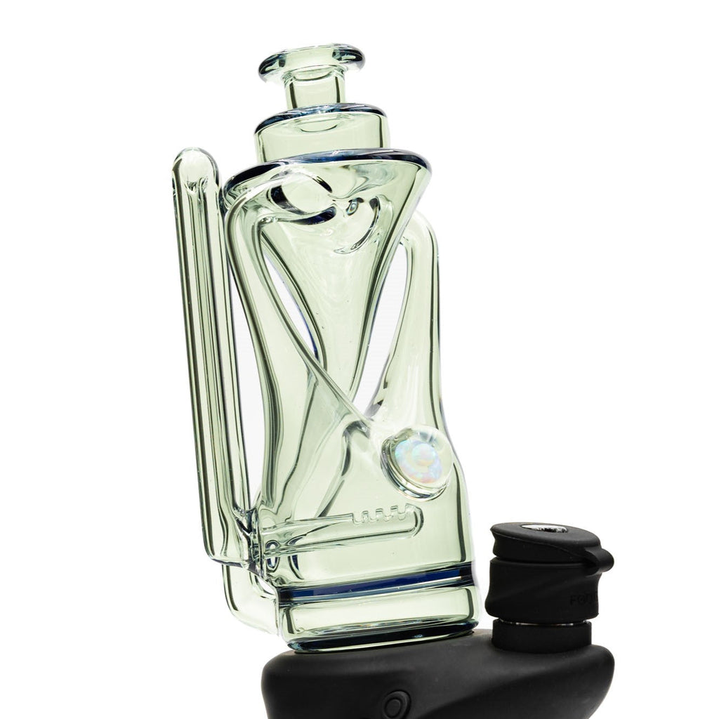 EF Norris CARTA Glass Top 'V' Recycler - Potion Attachment | Dab Nation