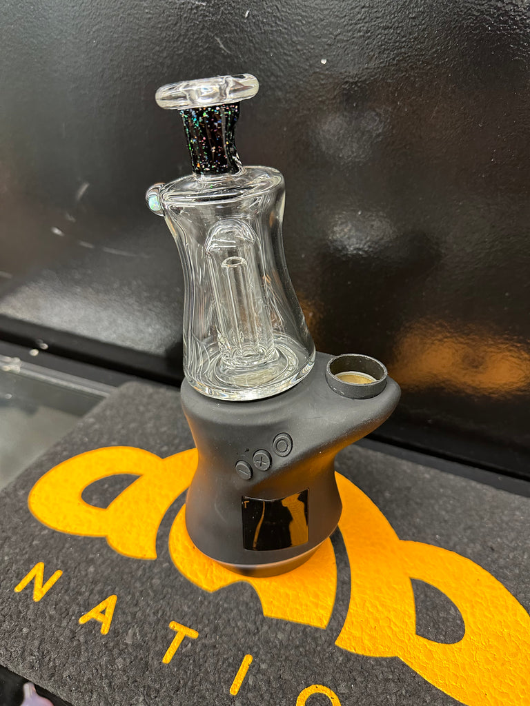 AJ Surf City Tubes Color Carta Worked Neck Glass Attachment | Dab Nation