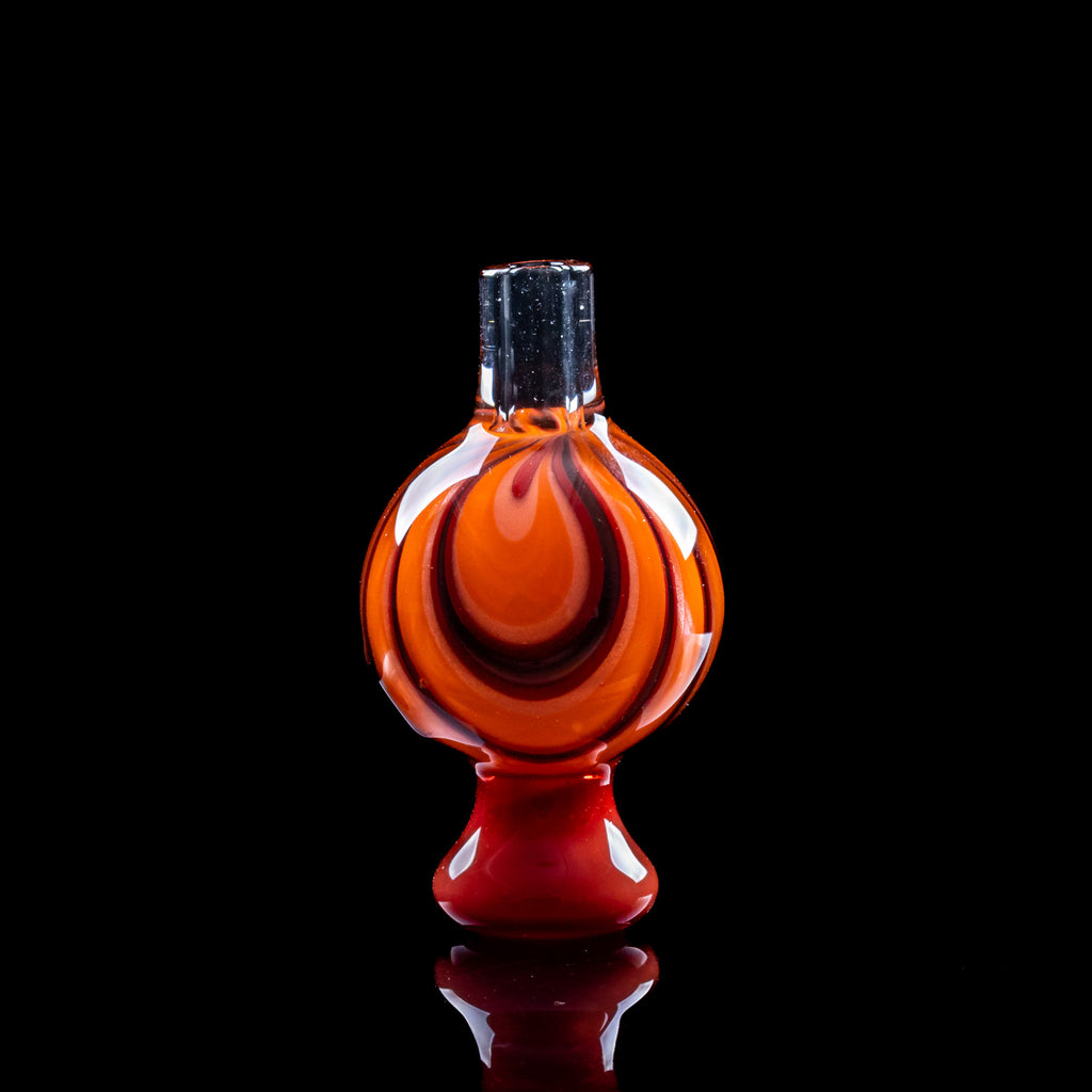 Camper Glass- Bubble Cap - Line Work - Design # 13 | Dab Nation