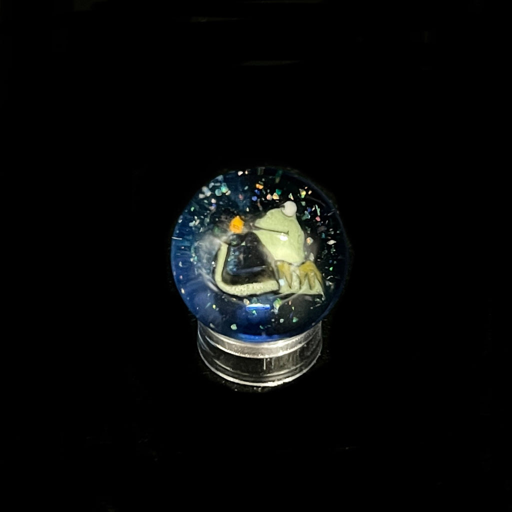 Jes Durfee Glass Art Kermit marble | Dab Nation